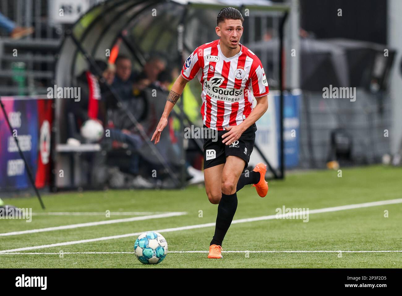 ROTTERDAM, NETHERLANDS - MARCH 5: Jeremy van Mullem of Sparta Rotterdam ...