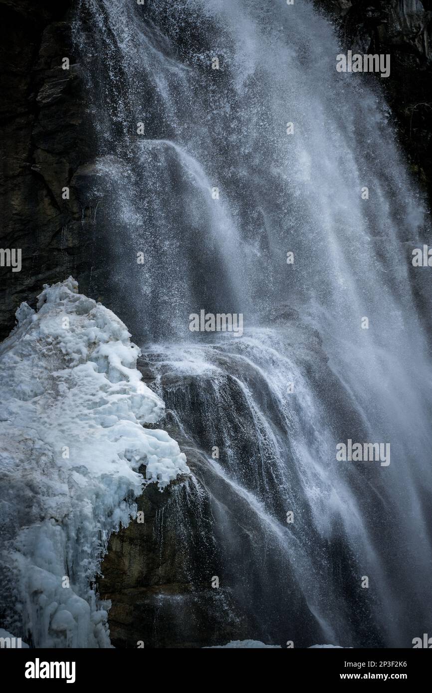 The beauty and power of the Krimmler Waterfalls in the Austrian ...