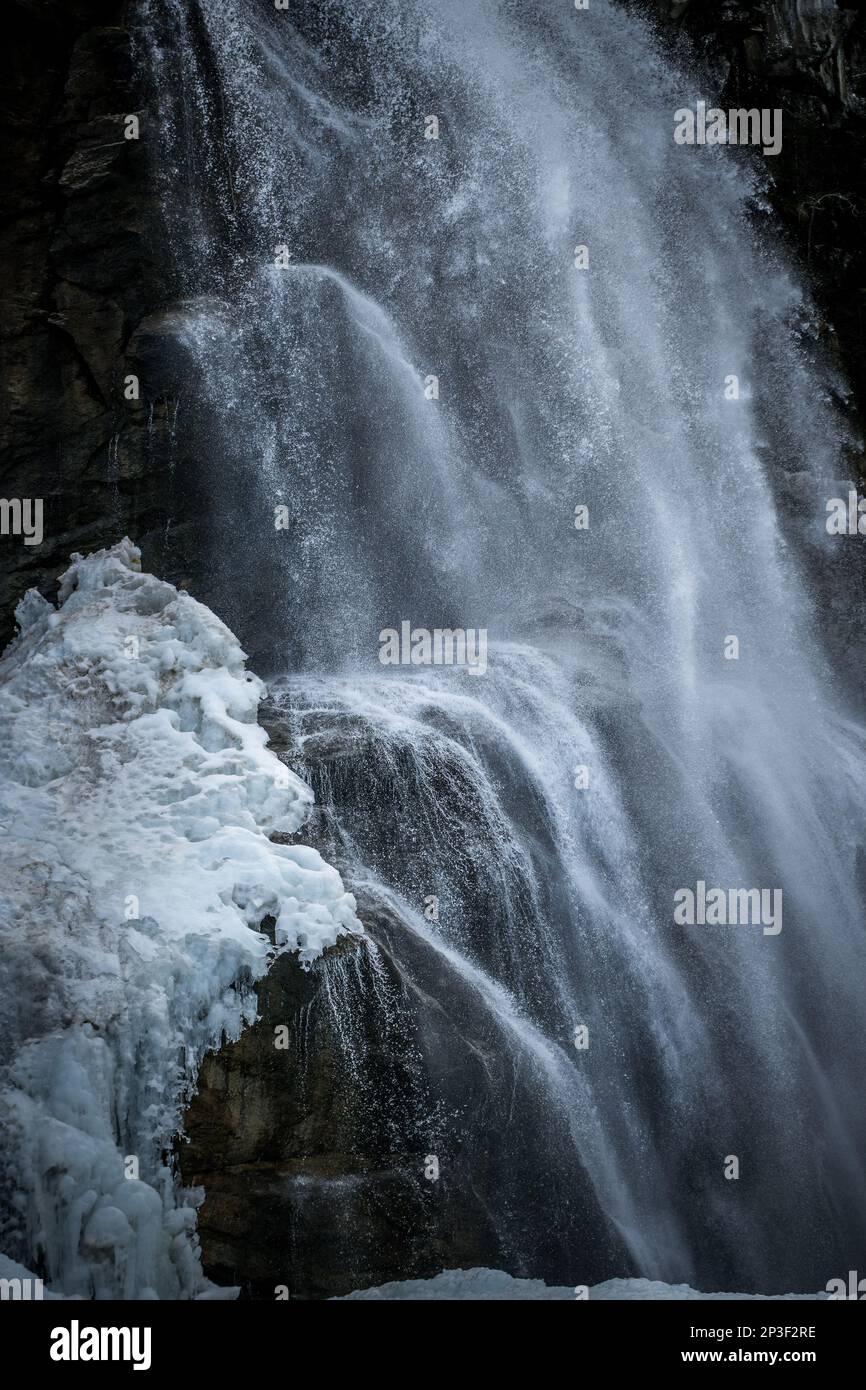 The beauty and power of the Krimmler Waterfalls in the Austrian ...
