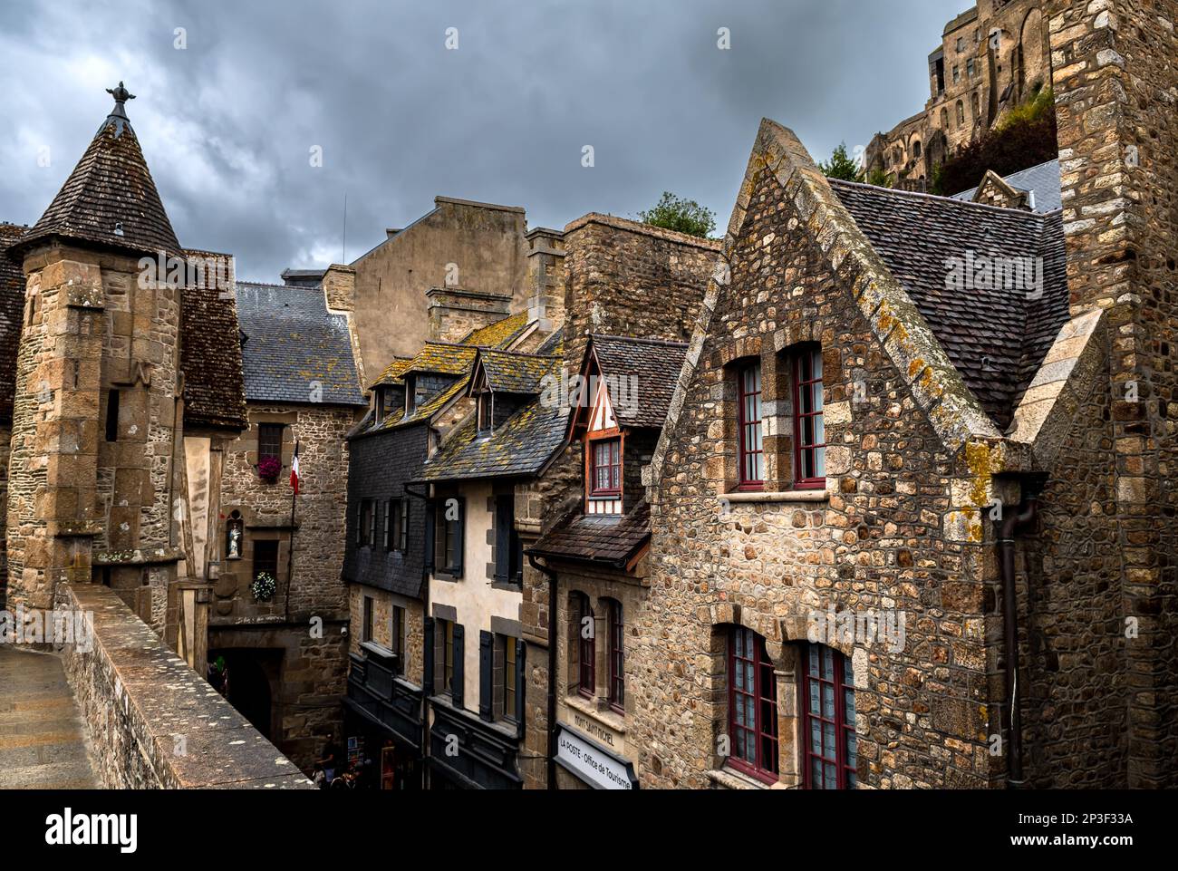 Cathedral At Mont Saint Michel, English Channel, Way of St. James ...