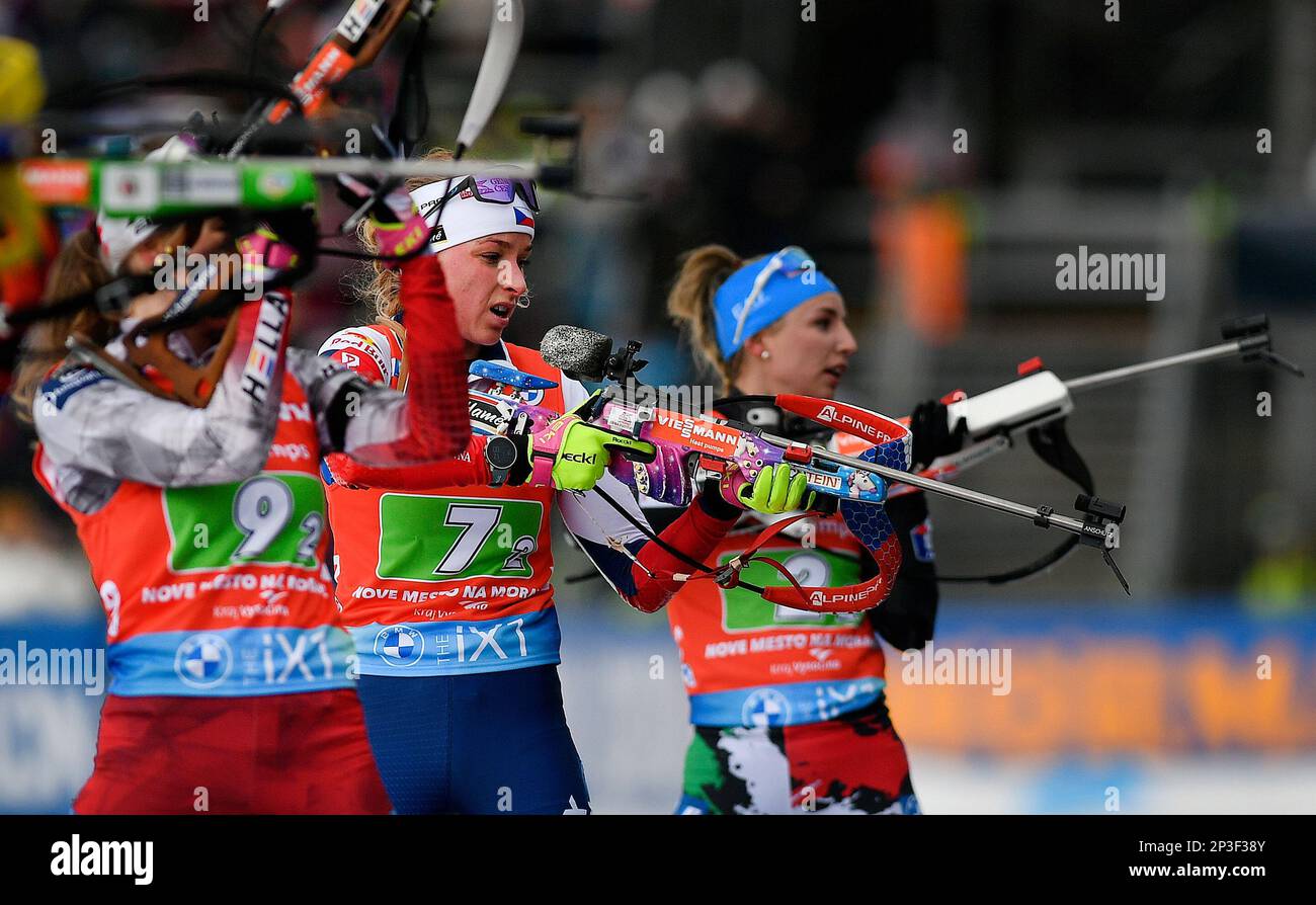Biathlon World Cup race - mixed relay, 5 March 2023 Nove Mesto na ...