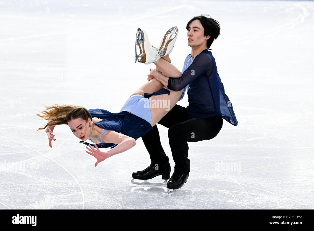Karla Maria KARL & Kai HOFERICHTER (GER), during Junior Ice Dance Free Dance, at the ISU World ...