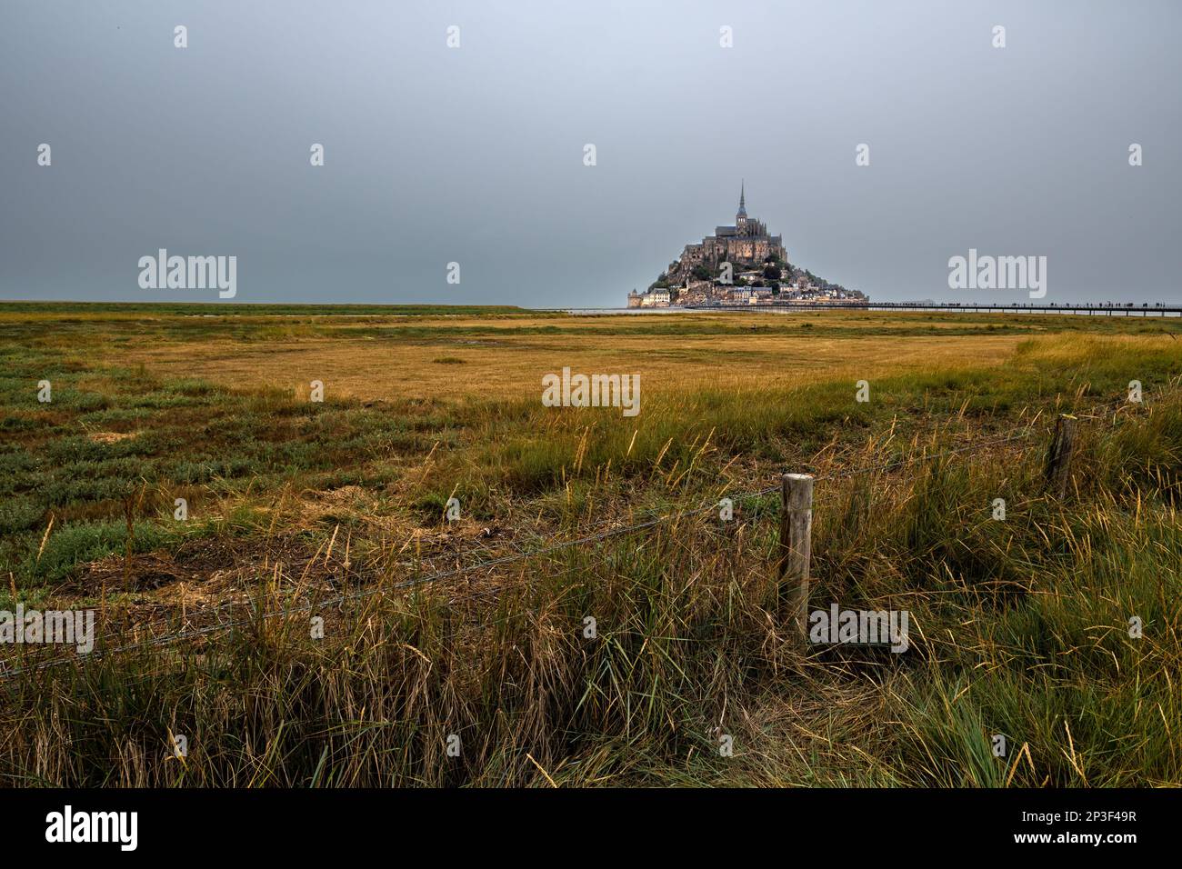 Cathedral At Mont Saint Michel, English Channel, Way of St. James ...