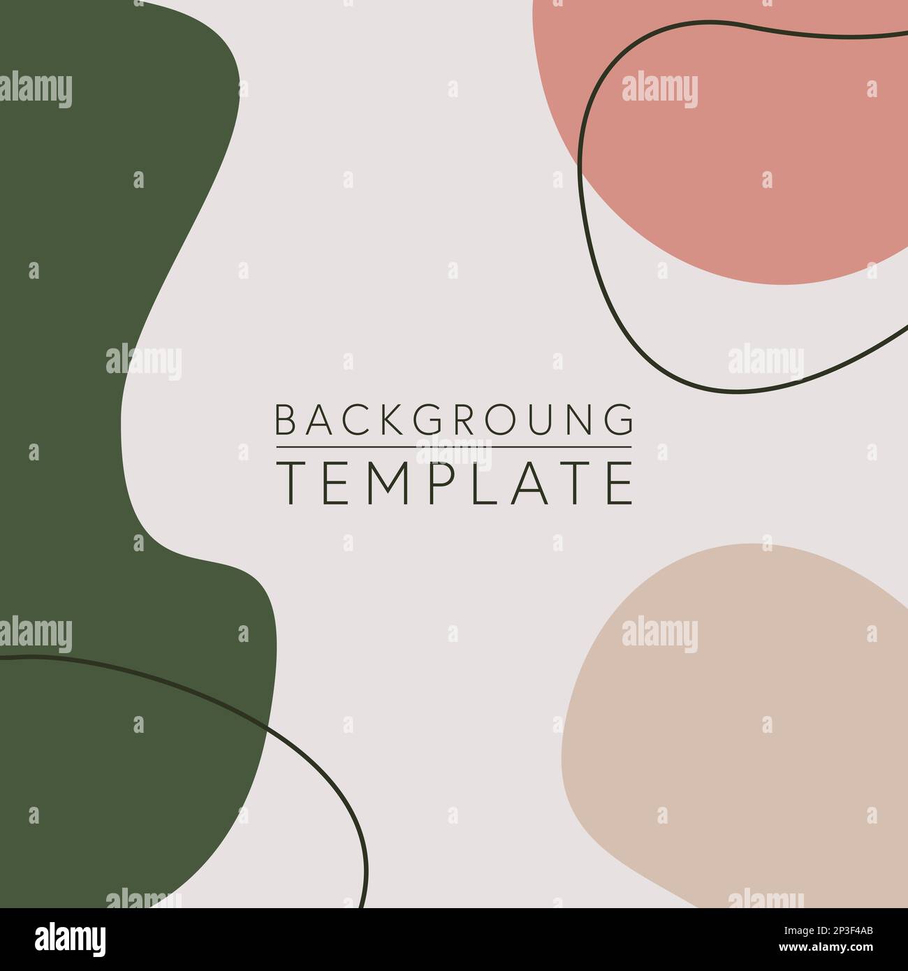 Trendy abstract square templates with geometric shapes. Good for social ...