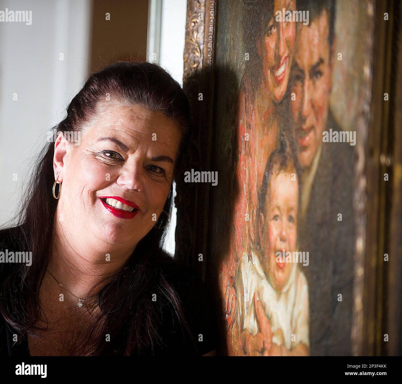 One of Vallerie Leighton's prized family heirlooms is an oil painting ...