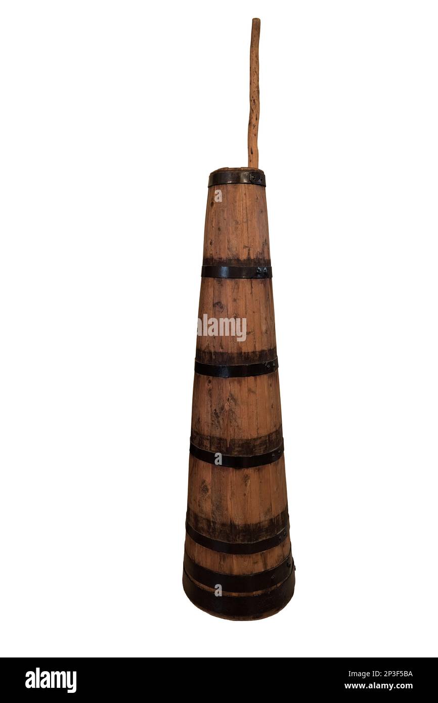 Traditional antique wooden Butter churn for hand-making butter from ...