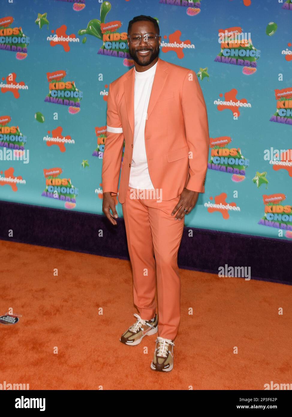 04 March 2023 - Los Angeles, California - Nate Burleson. Nickelodeon's ...