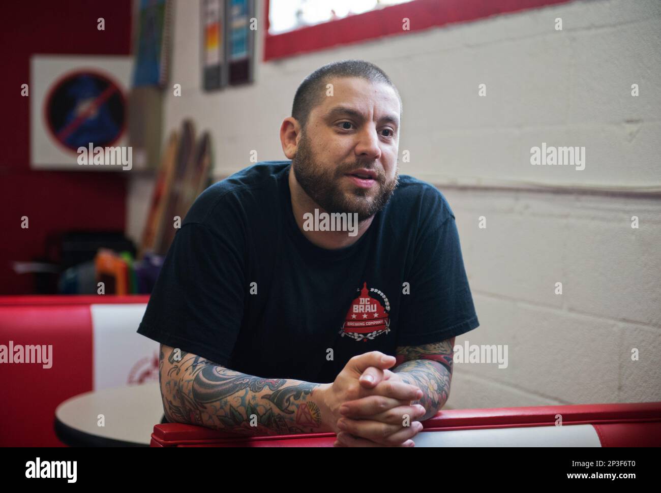UNITED STATES - APRIL 12: Brandon Skall, CEO and co-founder of DC Brau ...