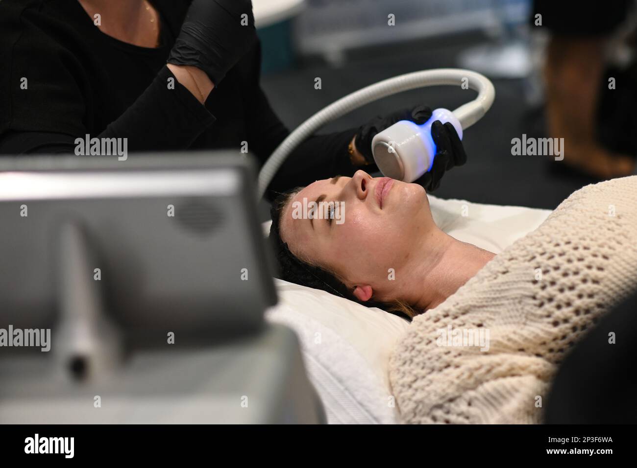 5th March 2023. London, UK. Artemis UK stall at the Professional Beauty ...