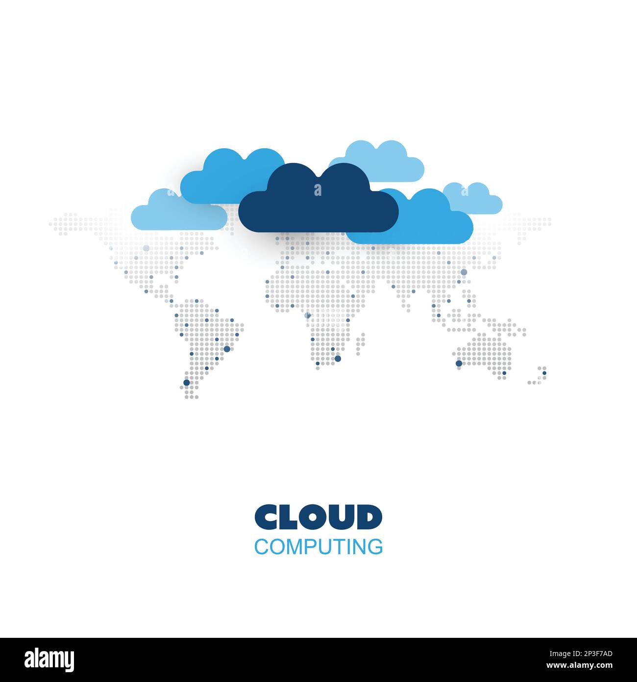 Cloud Computing Design Concept Stock Vector Image & Art - Alamy