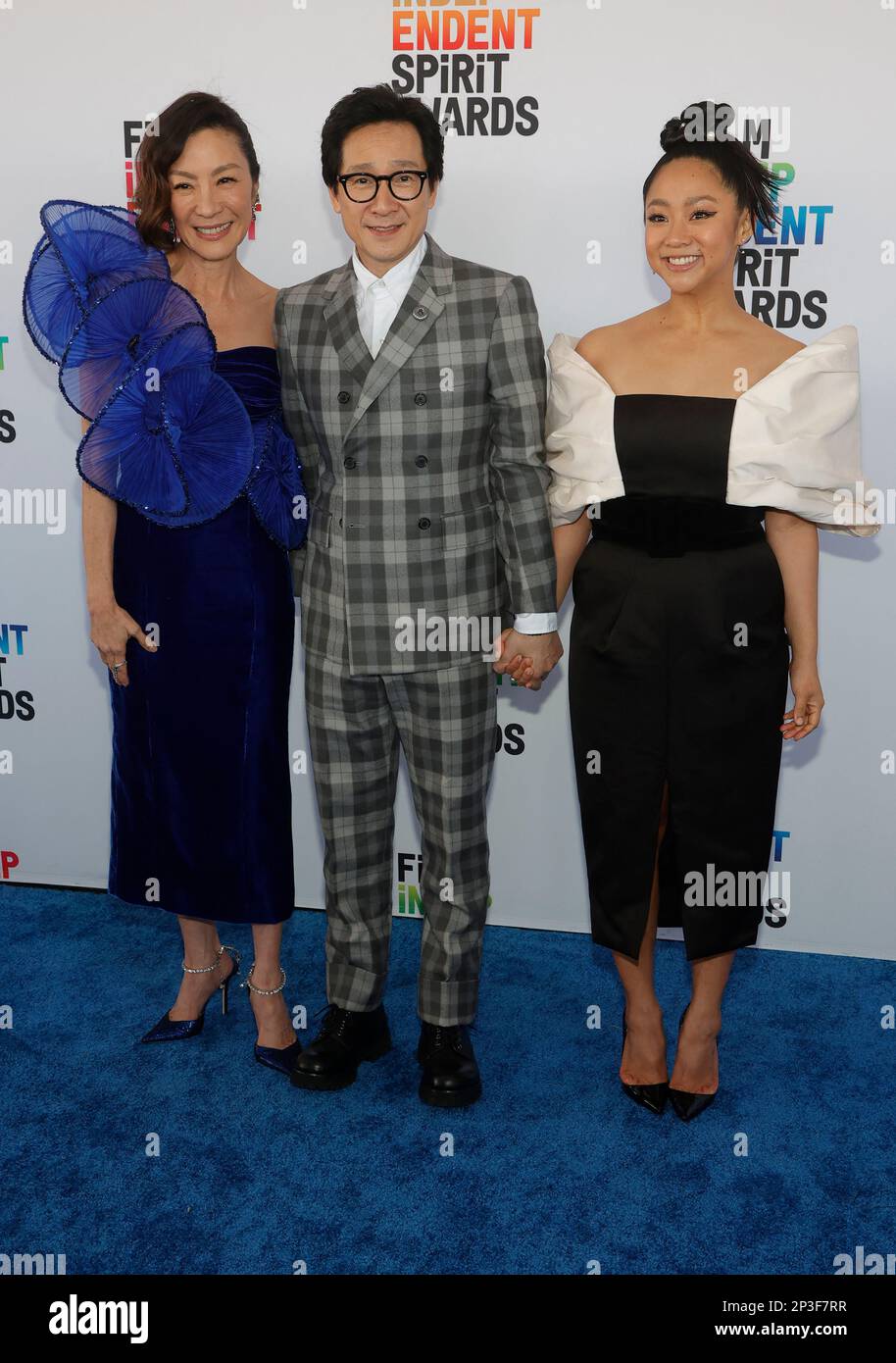Michelle Yeoh, Ke Huy Quan, Stephanie Hsu, at 2023 Film Independent ...