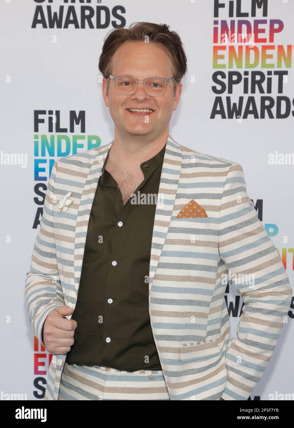 Jeremy Merrifield, at 2023 Film Independent Spirit Awards at Santa ...