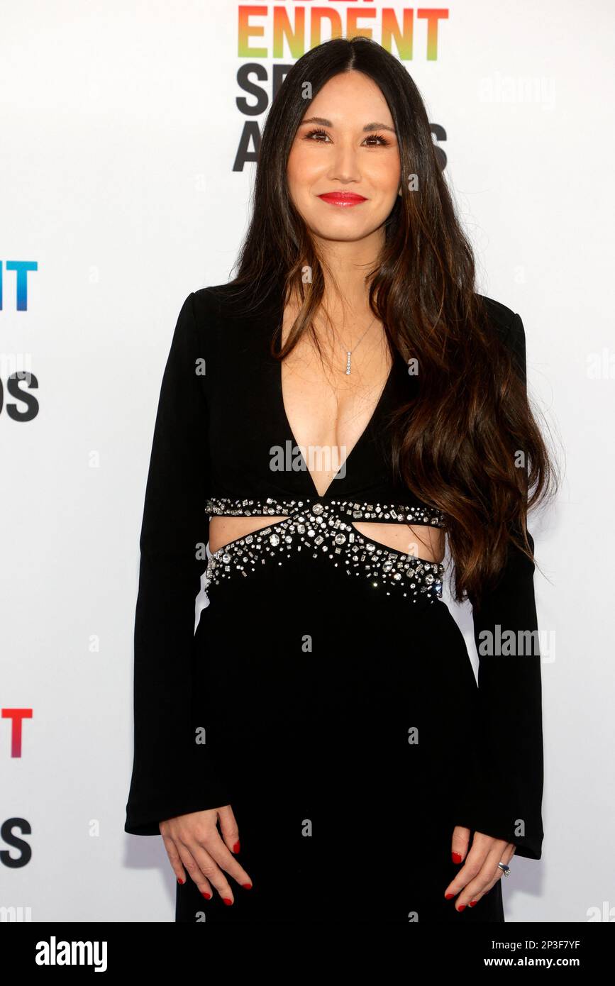 Leah Chen Baker, at 2023 Film Independent Spirit Awards at Santa Monica Beach in Santa Monica ...