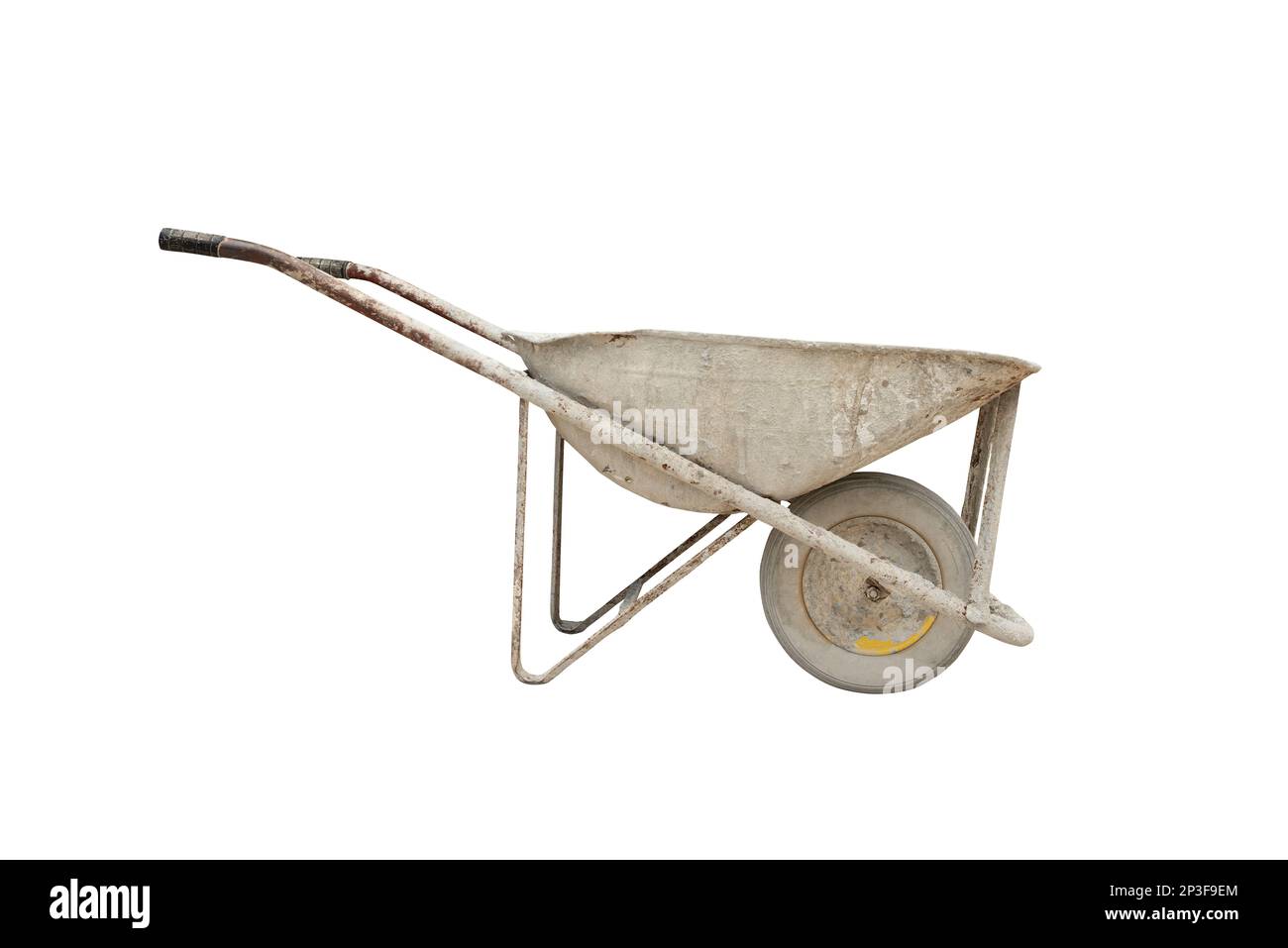 Used wheelbarrow Cut Out Stock Images & Pictures - Alamy