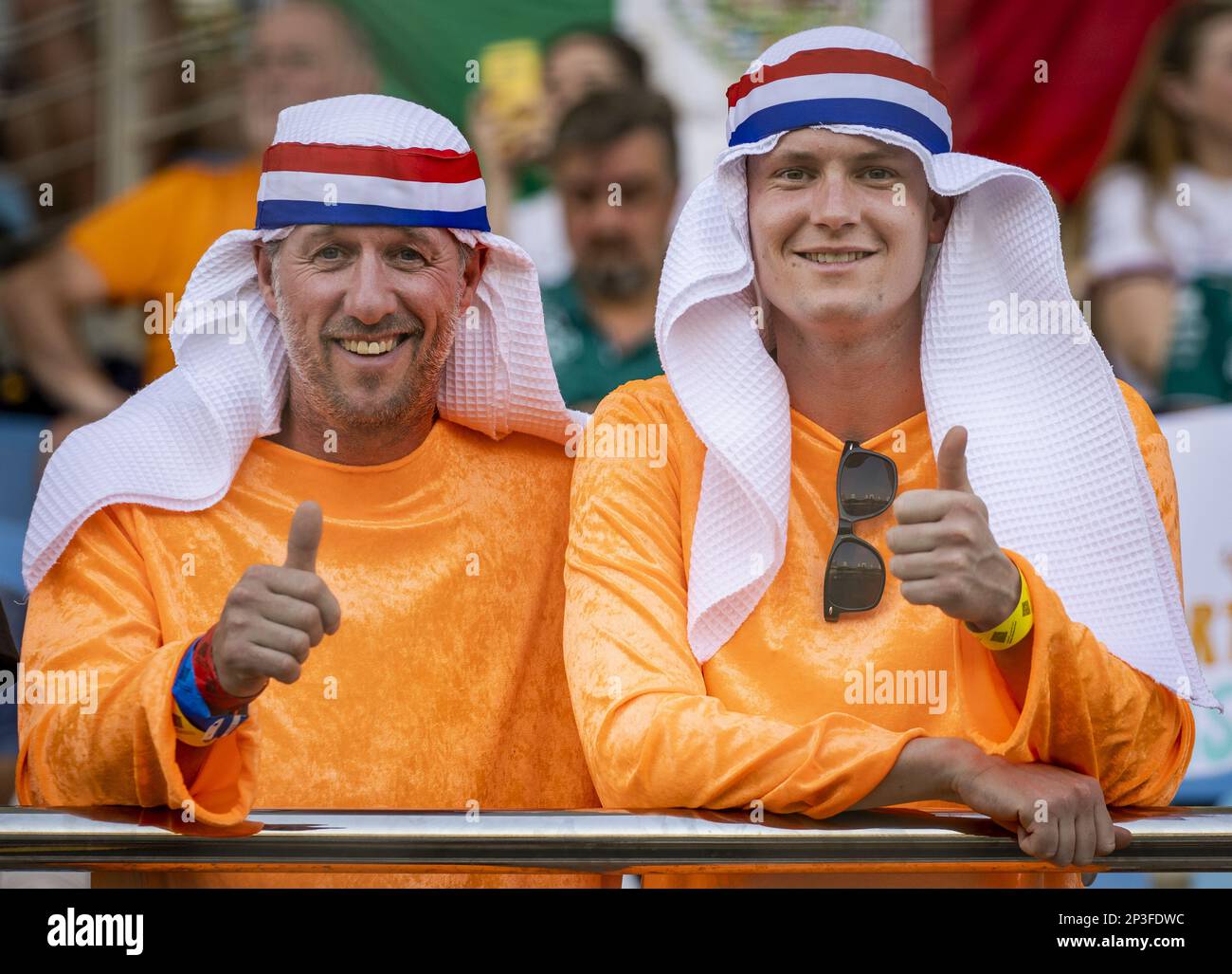 BAHRAIN - Dutch fans prior to the Grand Prix of Bahrain. It is the ...