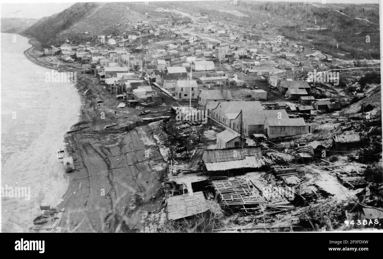 Alaska - Ruby, Aerial Photograph Stock Photo - Alamy