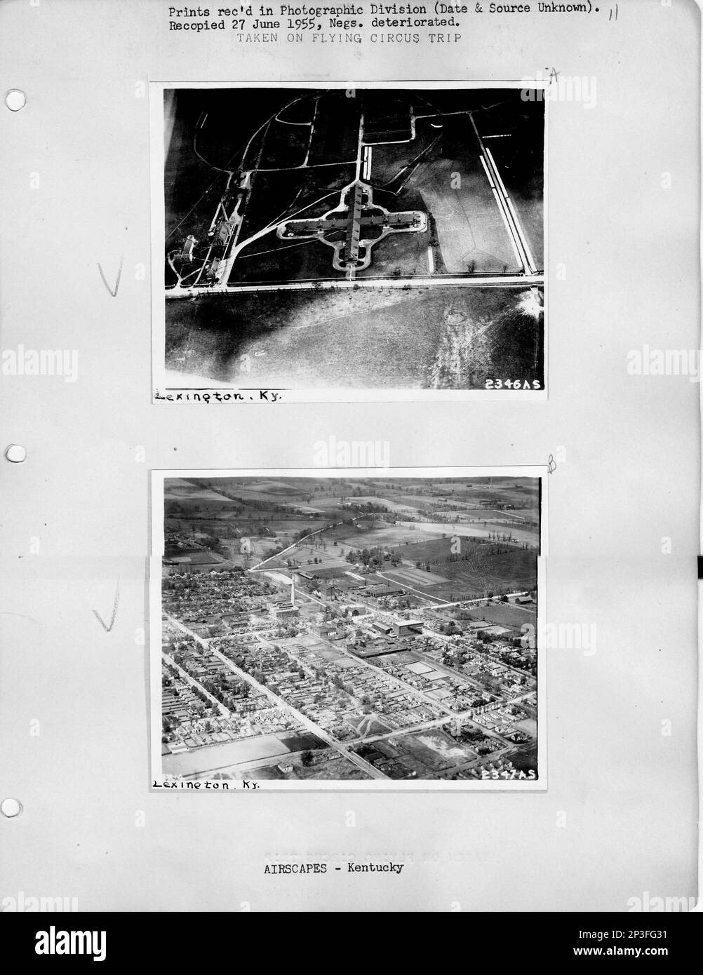 Kentucky - Lexington, Aerial Photograph Stock Photo - Alamy