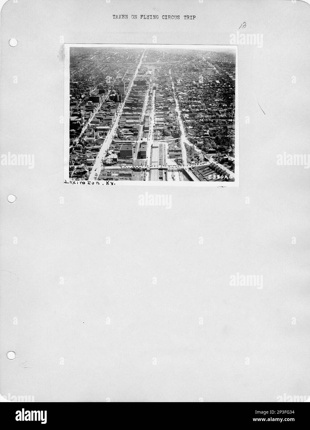 Kentucky - Lexington, Aerial Photograph Stock Photo - Alamy