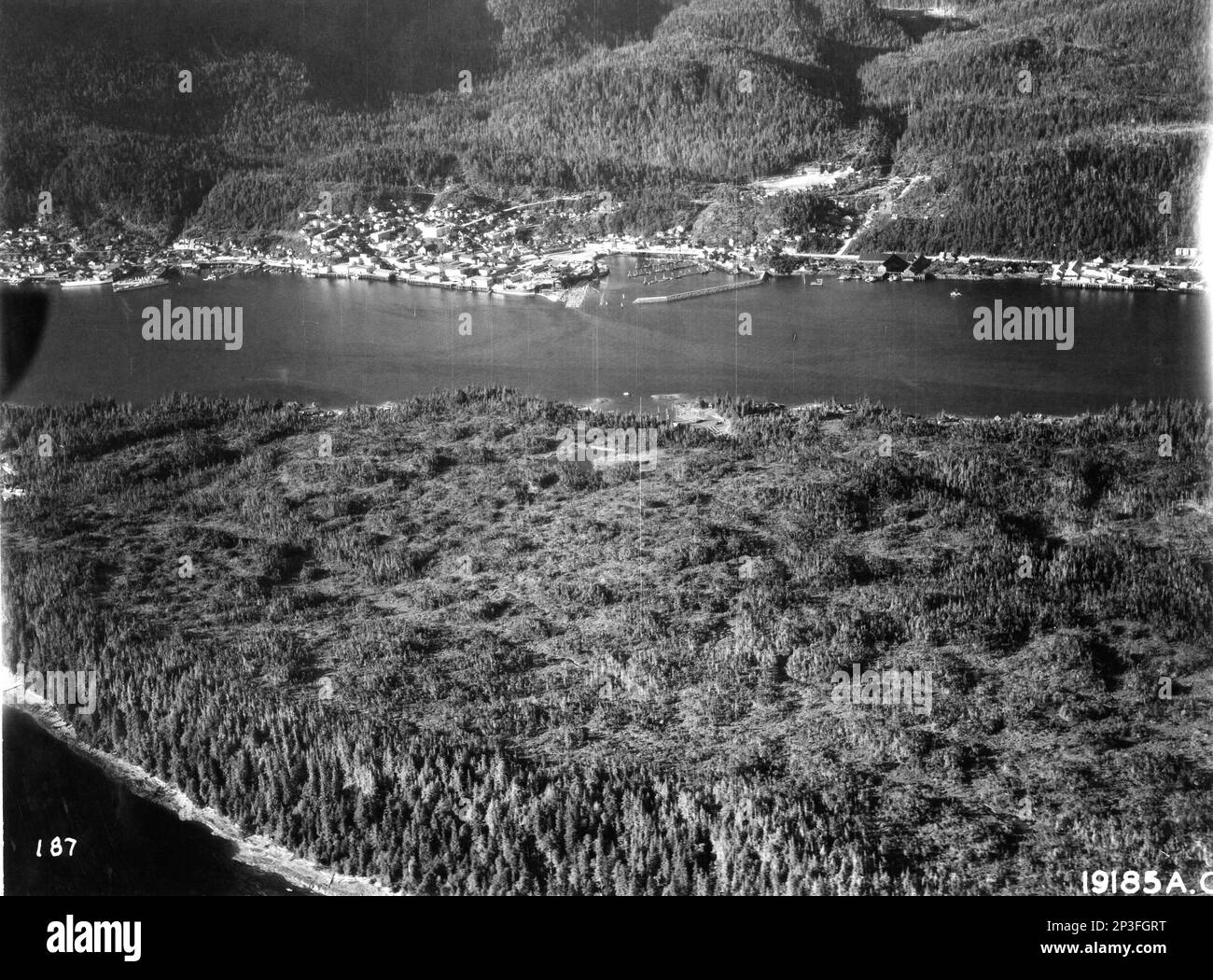 Alaska - Ketchikan, Aerial Photograph Stock Photo - Alamy