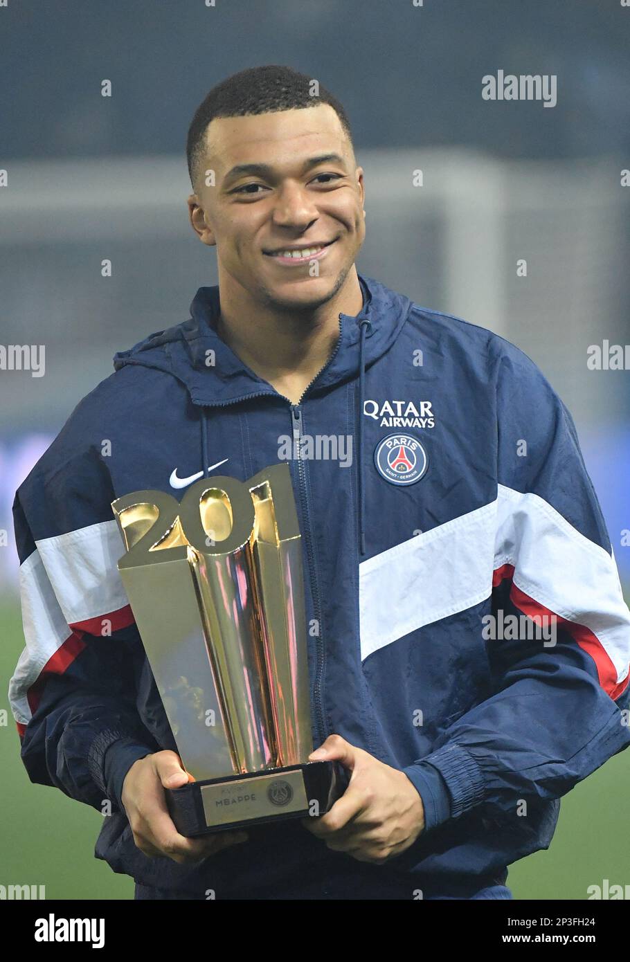 Paris, France. 05th Mar, 2023. Paris Saint-Germain's Kylian Mbappé ...