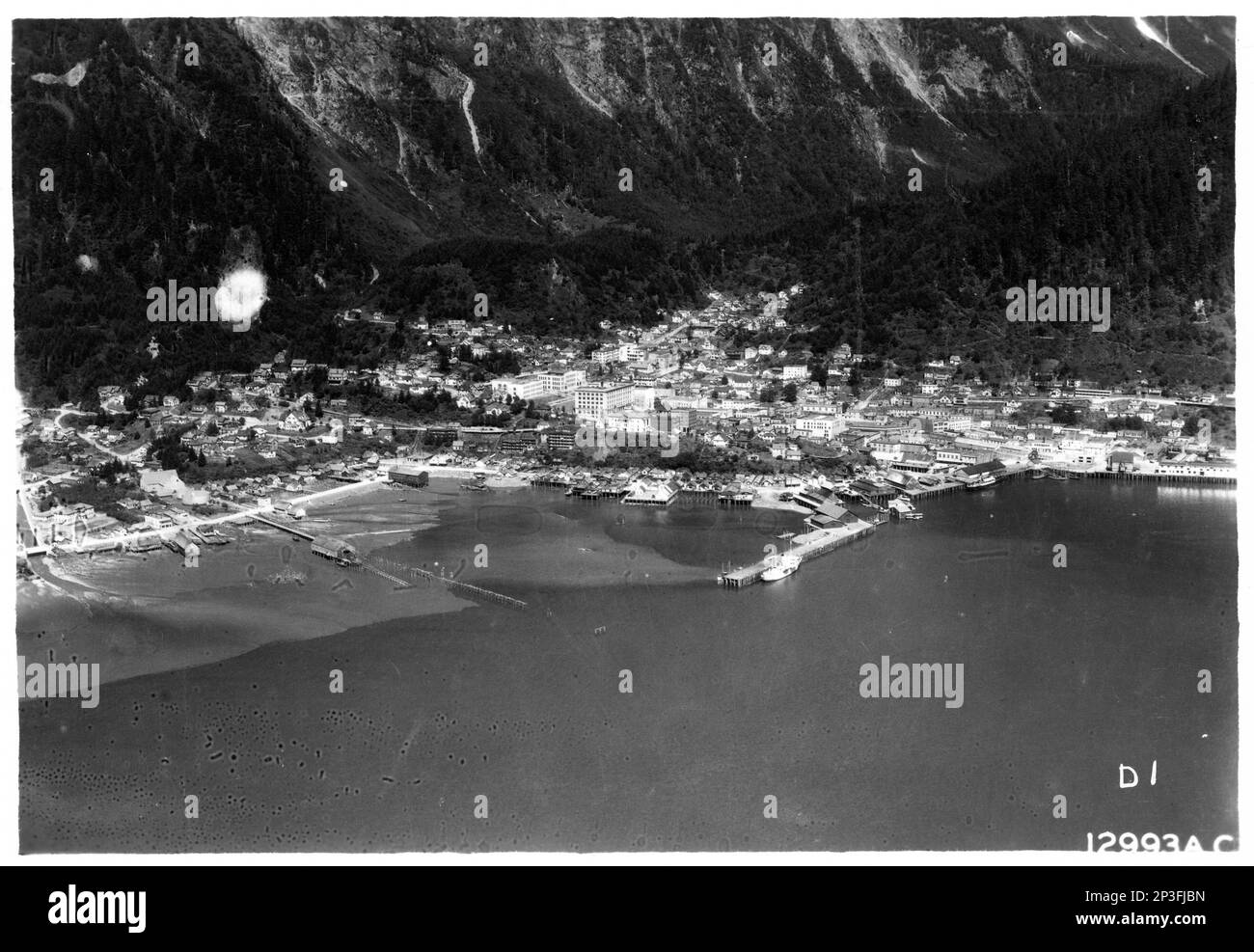 Aerial of juneau Cut Out Stock Images & Pictures - Alamy