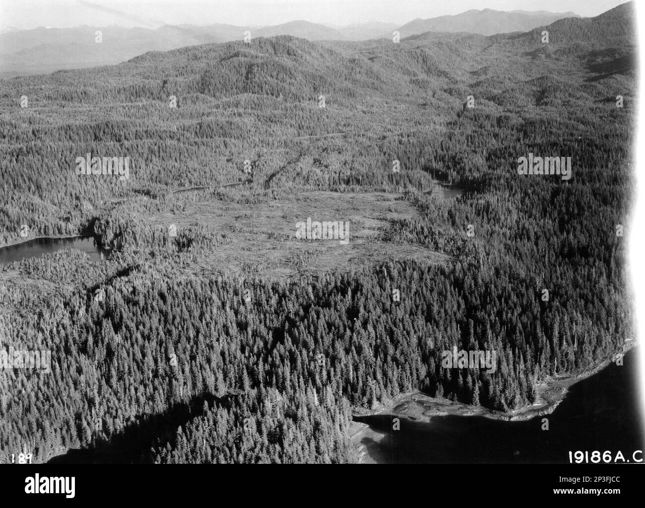 Alaska - Ketchikan, Aerial Photograph Stock Photo - Alamy