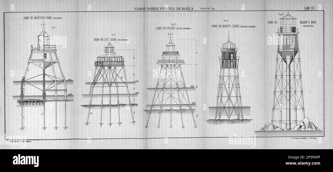 Screw pile lighthouses hi-res stock photography and images - Alamy