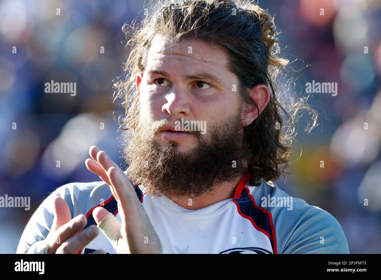15 February 2015: Danny Barrett (3) of the United States during the USA ...
