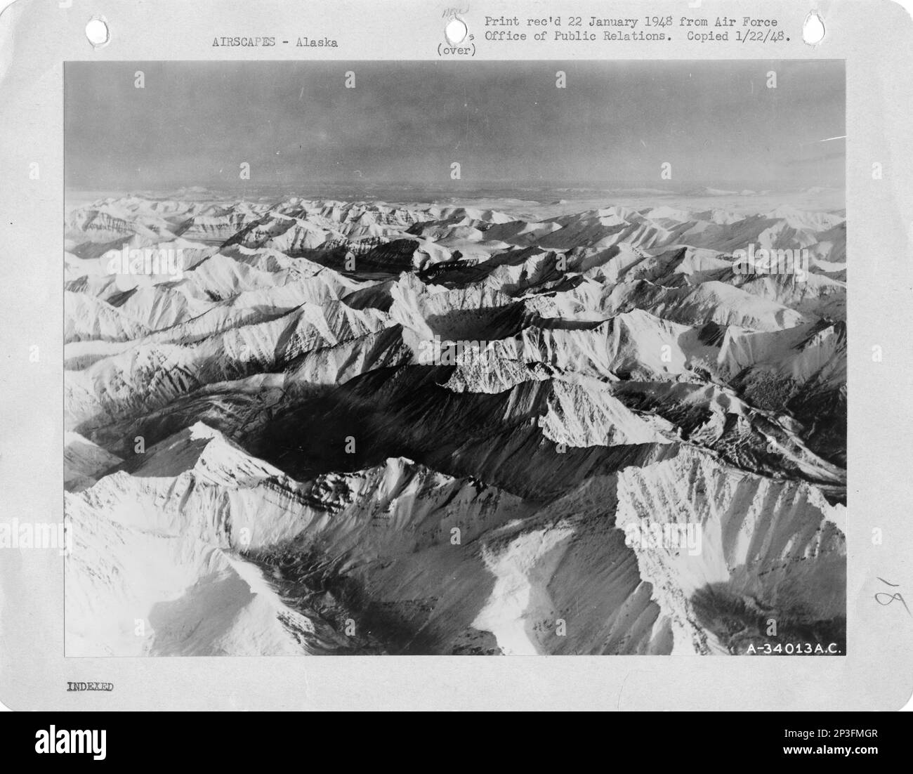 Alaska - Big Delta through Chilkat Inlet, Aerial Photograph Stock Photo ...