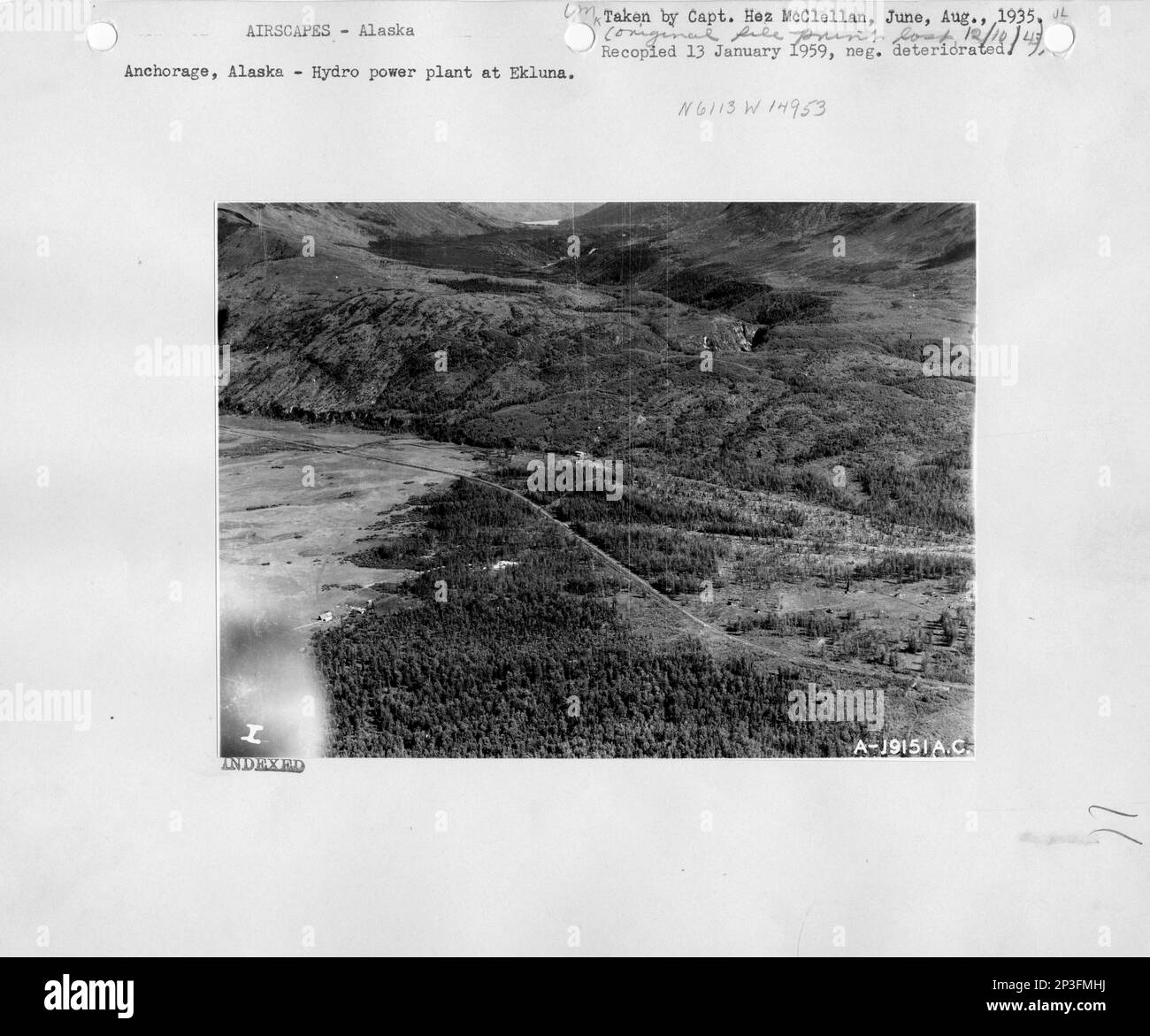 Aerial view of anchorage Black and White Stock Photos & Images - Alamy