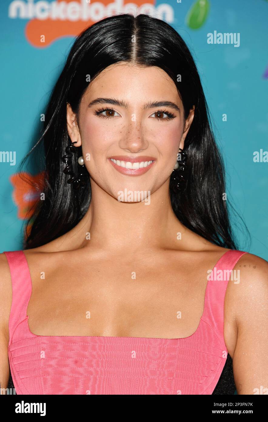 LOS ANGELES, CALIFORNIA - MARCH 04: Charli D'Amelio attends Nickelodeon ...