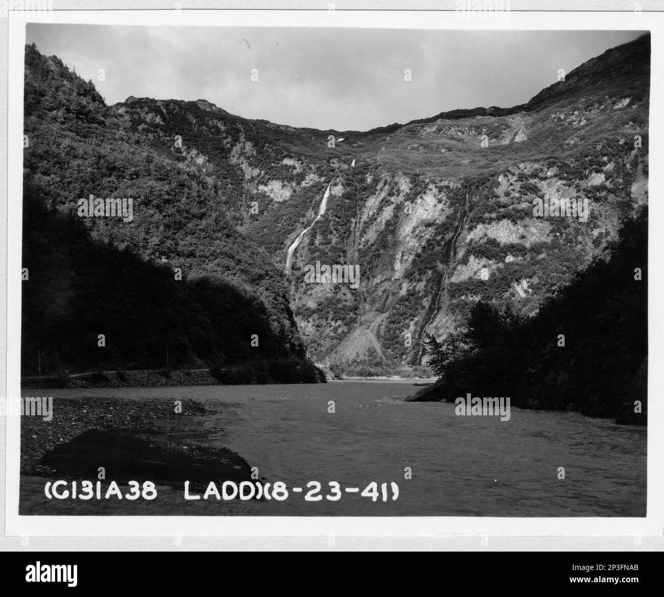 Alaska - Big Delta through Chilkat Inlet, Aerial Photograph Stock Photo ...