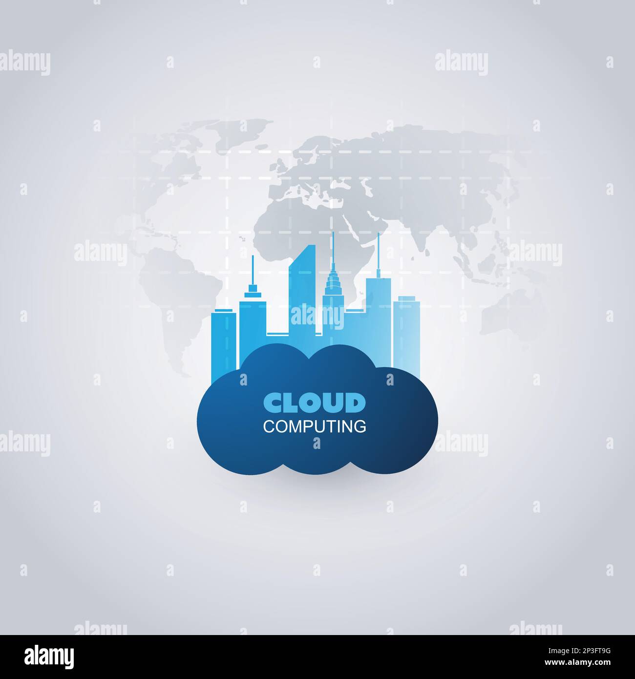 Cloud Computing and Smart City Design Concept - Digital Network ...