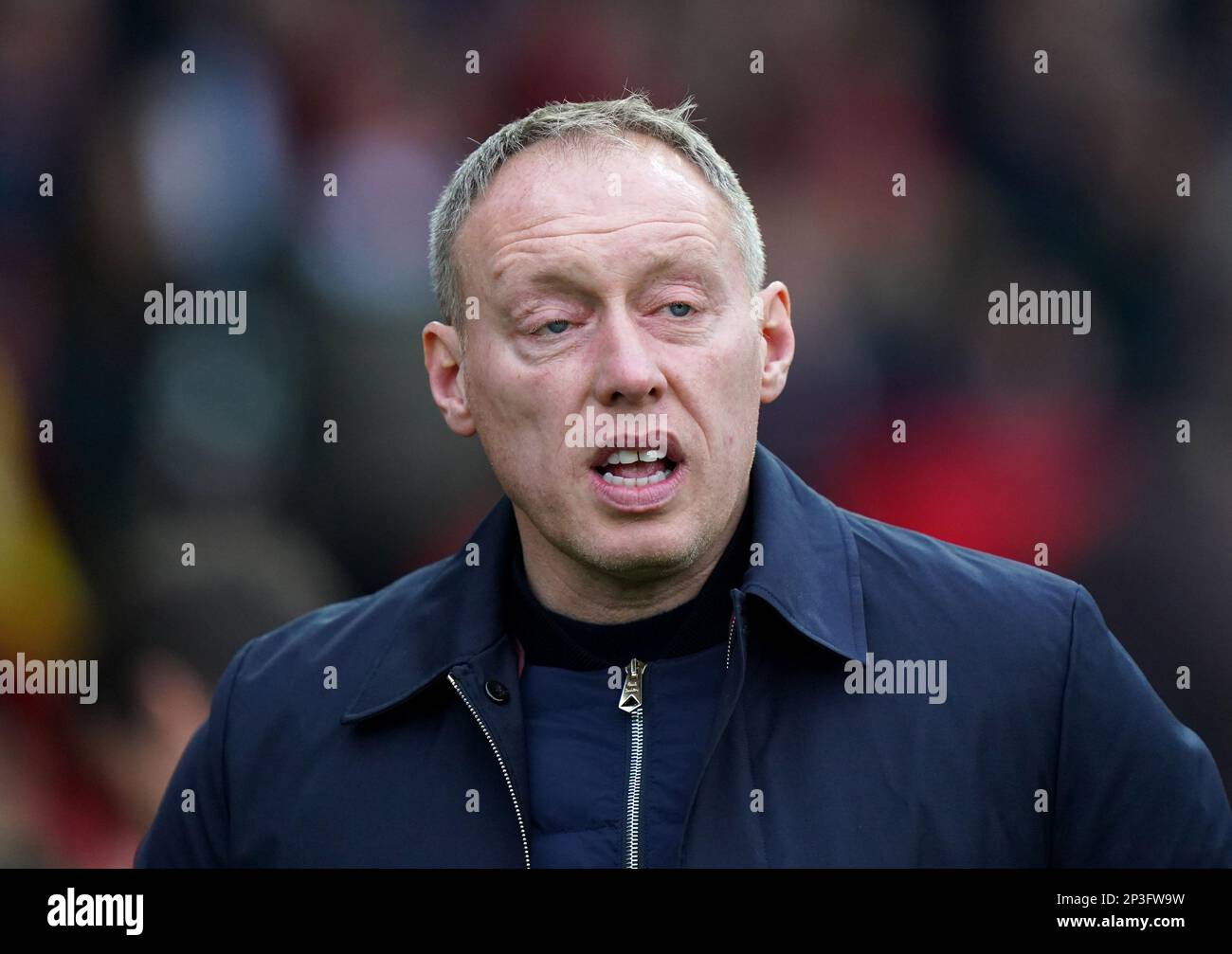 Nottingham Forest manager Steve Cooper during the Premier League match ...