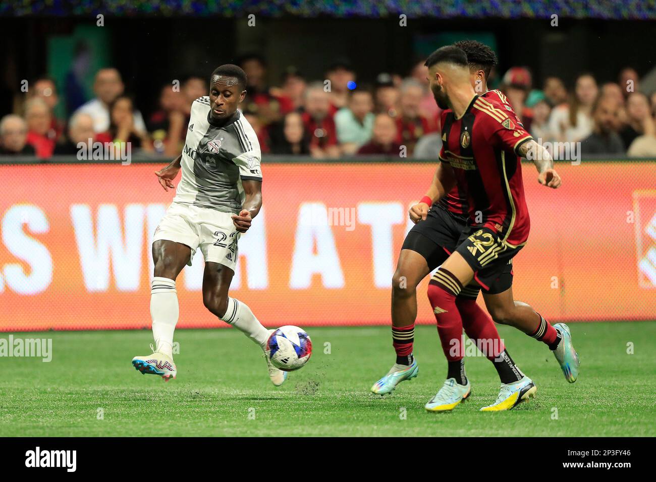 ATLANTA, GA - MARCH 04: Toronto FC midfielder Richie Laryea (22 ...