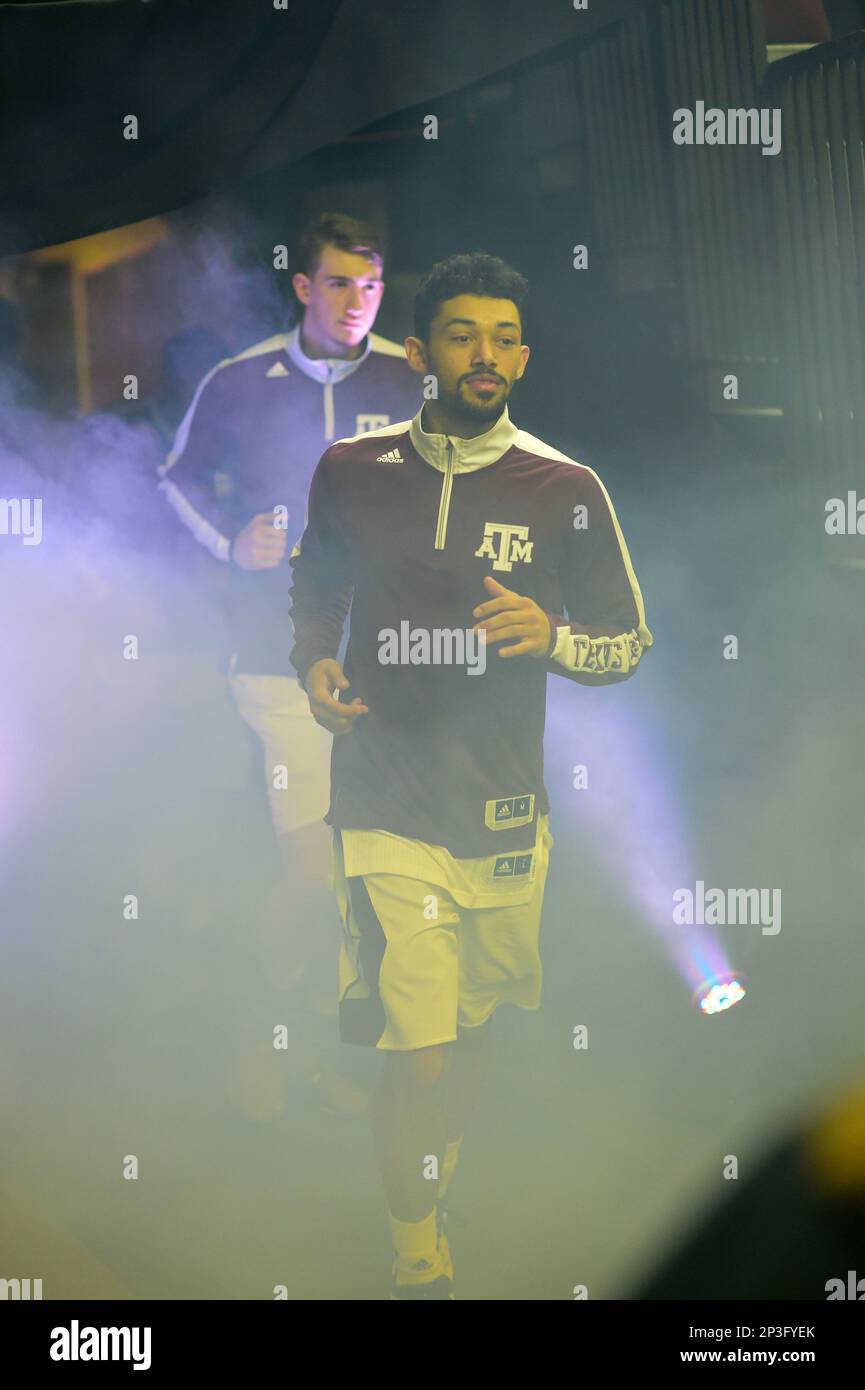 February 14, 2015: Aggies take the floor prior to Florida Gators vs ...