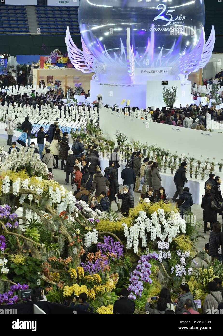 About 100,000 orchids of 3,000 varieties from 23 countries and regions ...