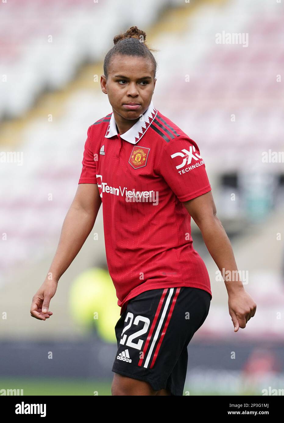 Manchester United's Nikita Parris during the Barclays Women's Super ...