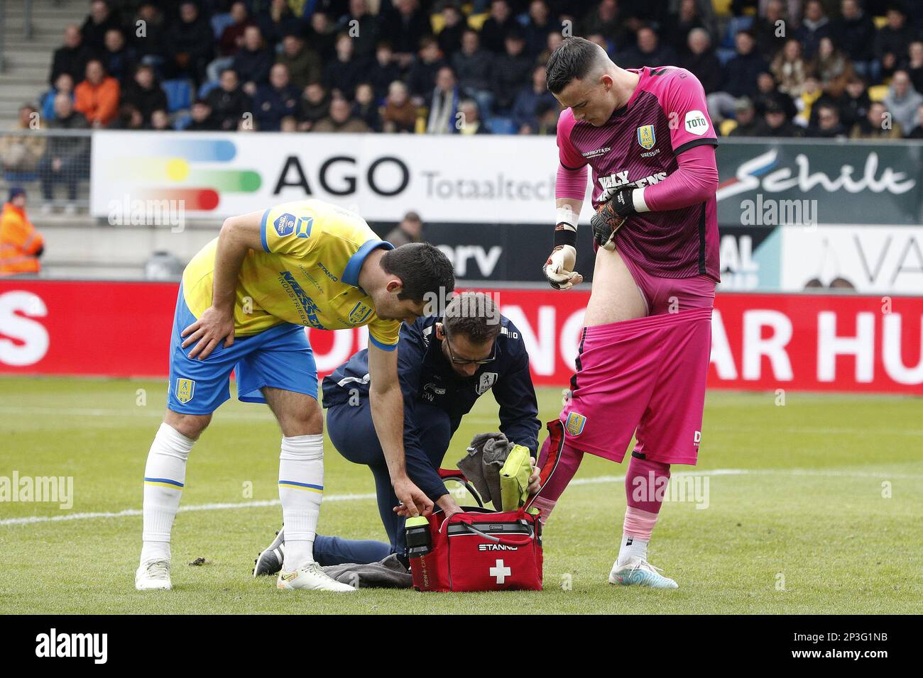 WAALWIJK - RKC Waalwijk goalkeeper Etienne Vaessen during the Dutch ...