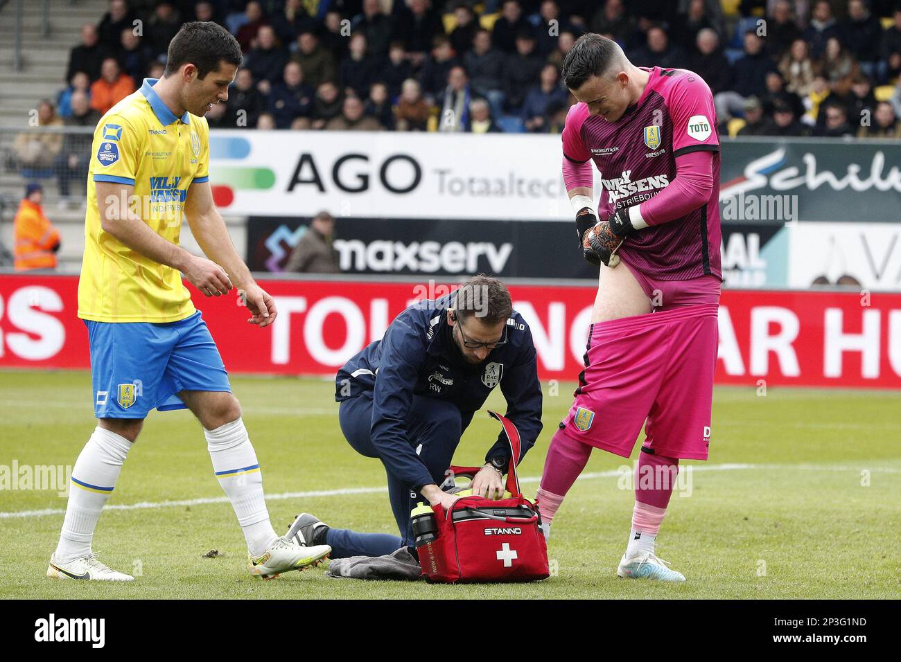 WAALWIJK - RKC Waalwijk goalkeeper Etienne Vaessen during the Dutch ...