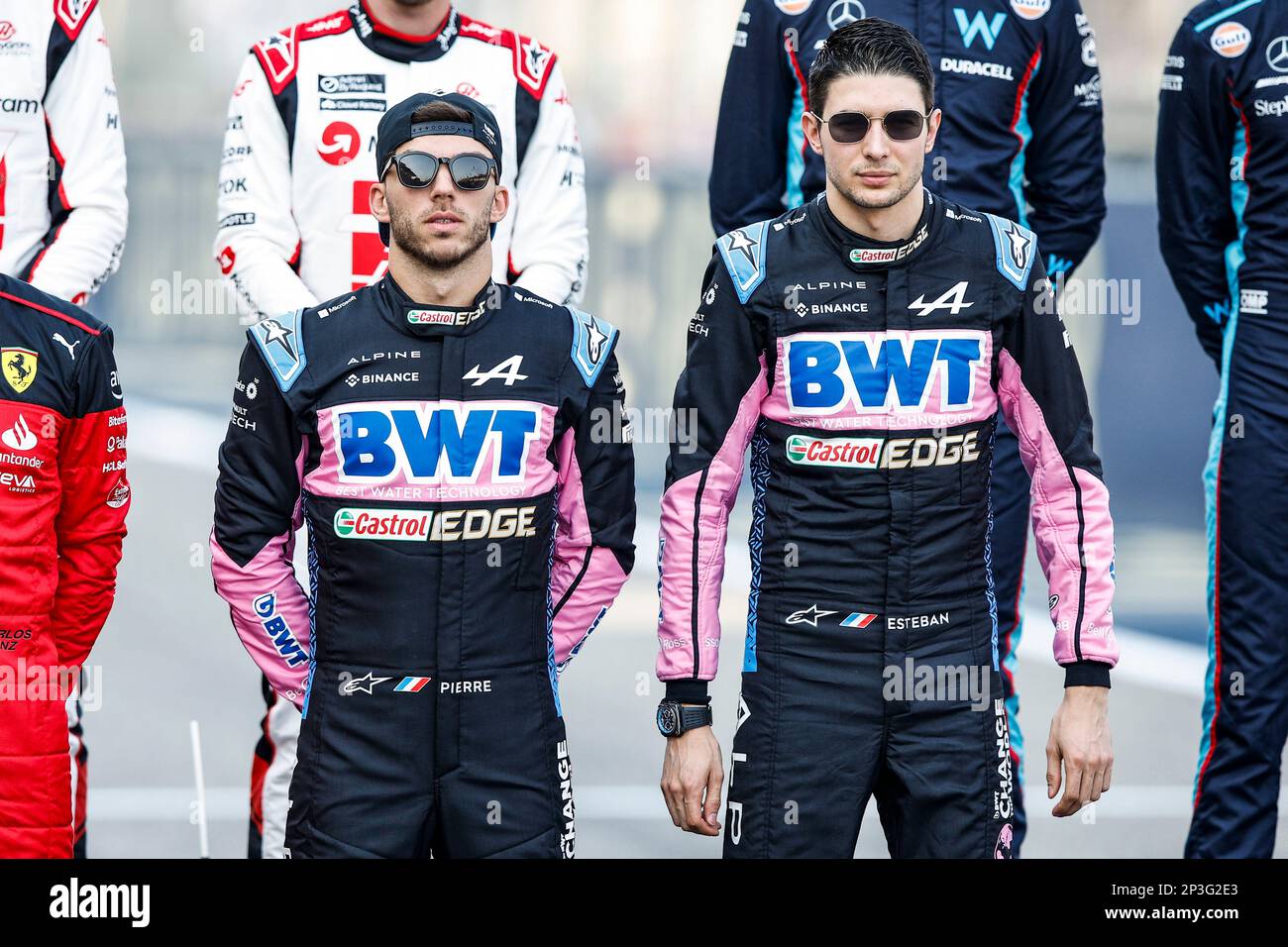 GASLY Pierre (fra), Alpine F1 Team A523, portrait OCON Esteban (fra ...