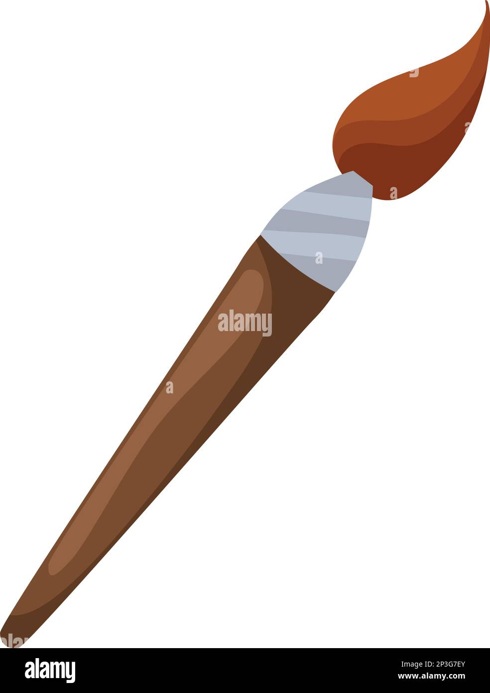 paint brush school supply Stock Vector Image & Art - Alamy