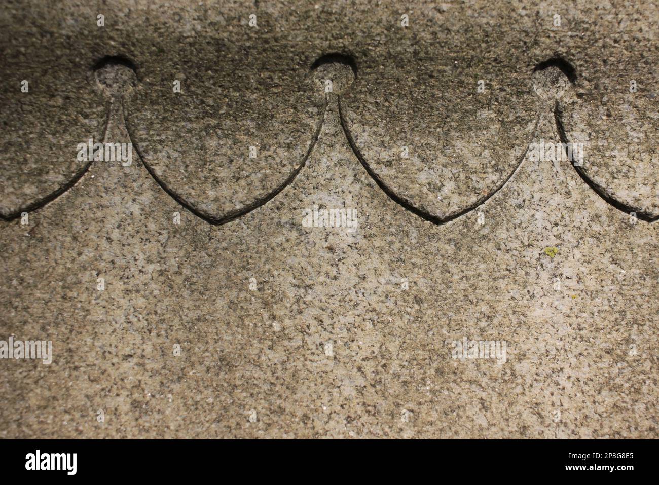 Beautiful natural stone carving witha repeating pattern Stock Photo - Alamy