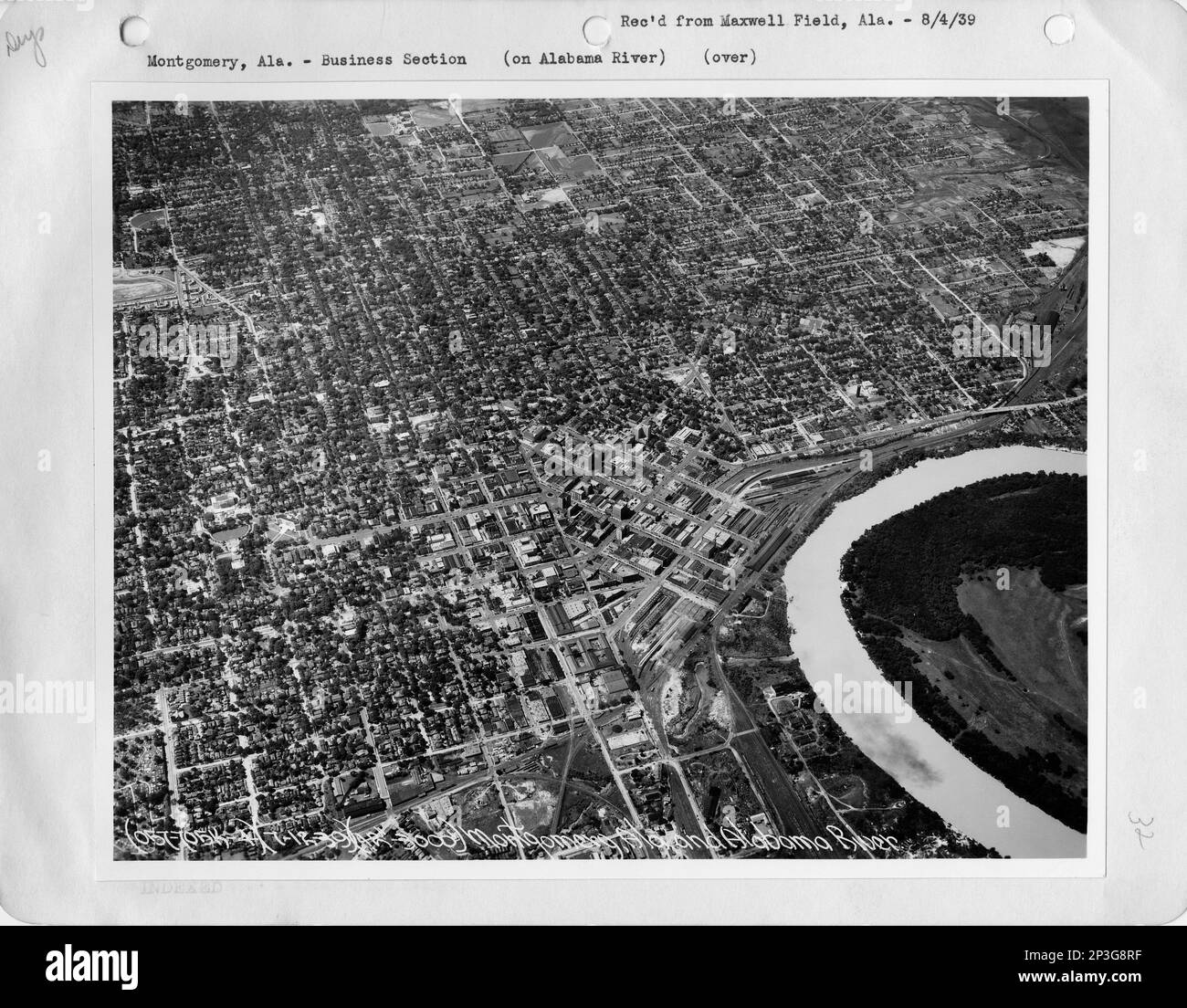 Alabama - Montgomery, Aerial Photograph Stock Photo - Alamy