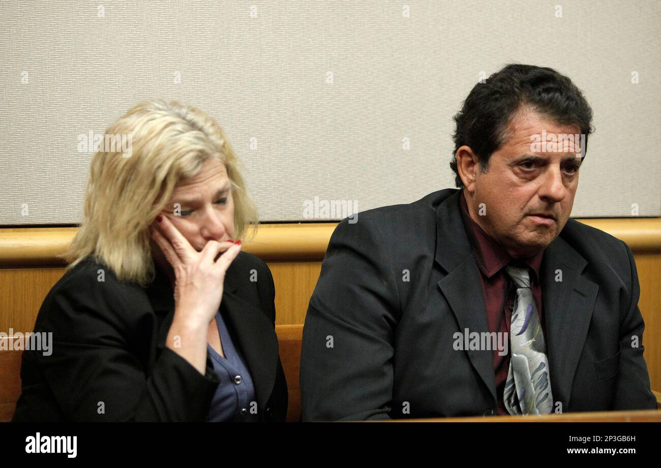 Bill Kyne, right, reacts as Kevin Kyne is declared not guilty of ...