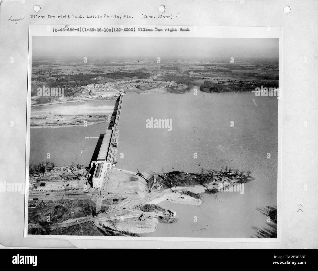 Alabama - Muscle Shoals, Aerial Photograph Stock Photo - Alamy