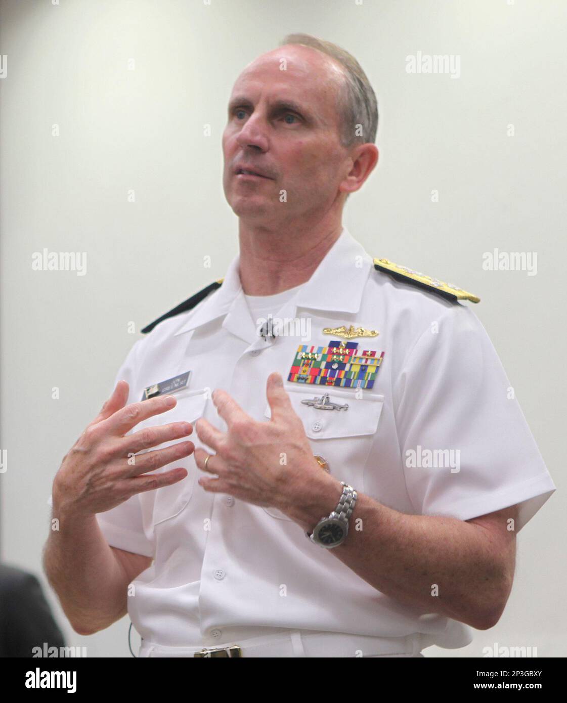 In this photo released by the Australian National University, U.S. Navy ...