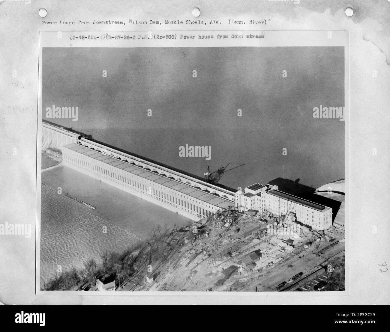 Alabama - Muscle Shoals, Aerial Photograph Stock Photo - Alamy