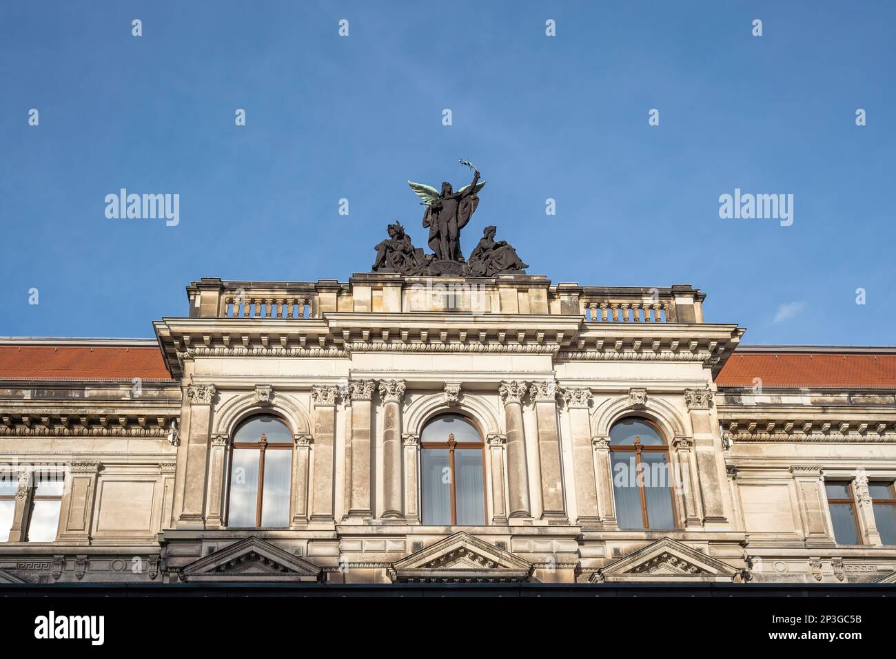 Albertinum Museum Detail - Dresden, Saxony, Germany Stock Photo - Alamy