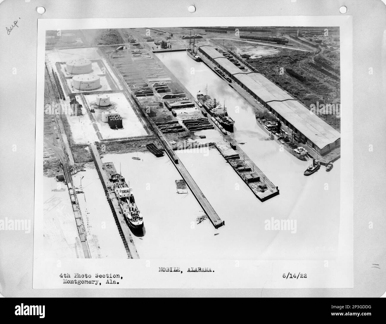 Alabama - Mobile Bay through Mobile, Aerial Photograph Stock Photo - Alamy